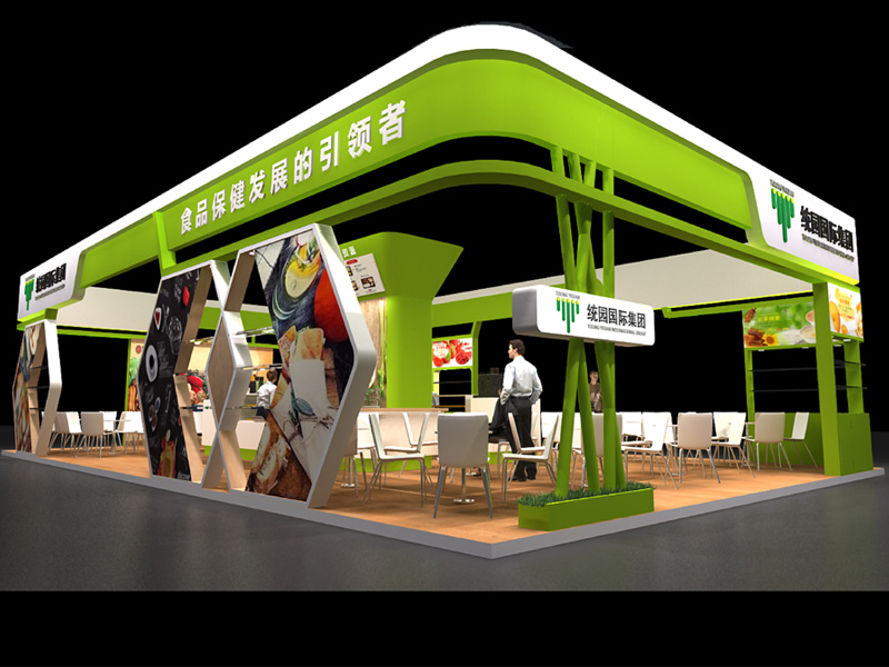 China trade show display design | China booth construction