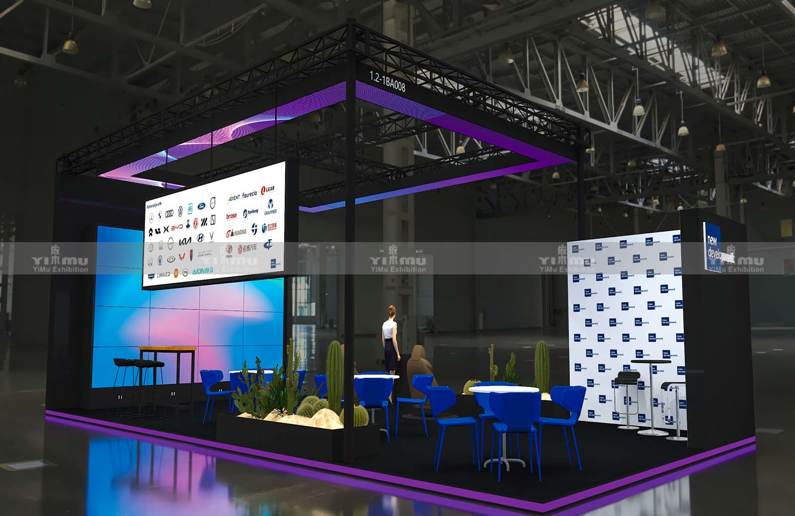 Booth Design And Build For Auto Shanghai 2023 - YiMu Stand Build